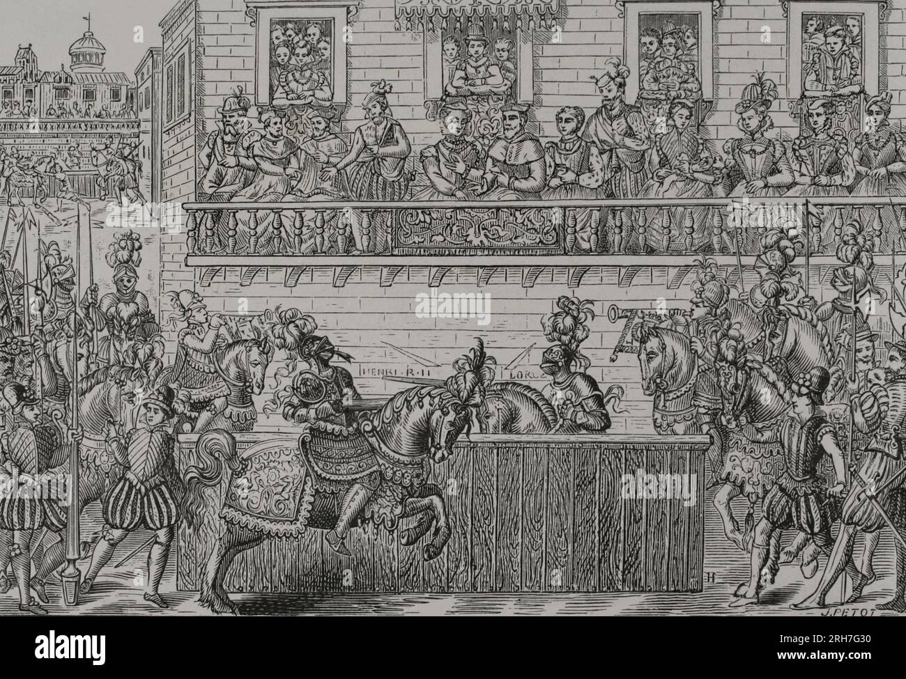 Henry ii france tournament hi-res stock photography and images - Alamy