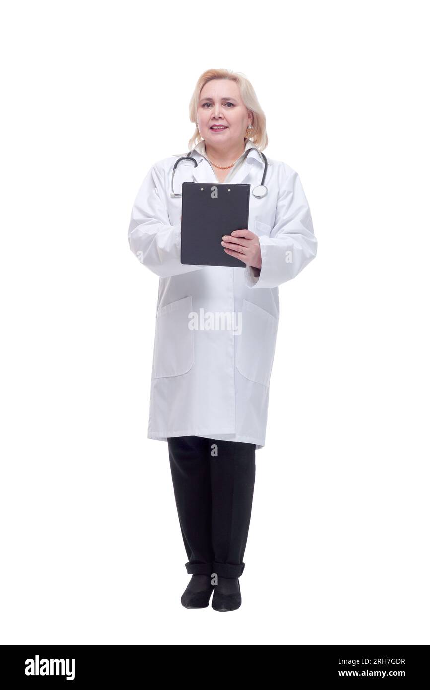 Doctor writing diagnosis in Cut Out Stock Images & Pictures - Alamy