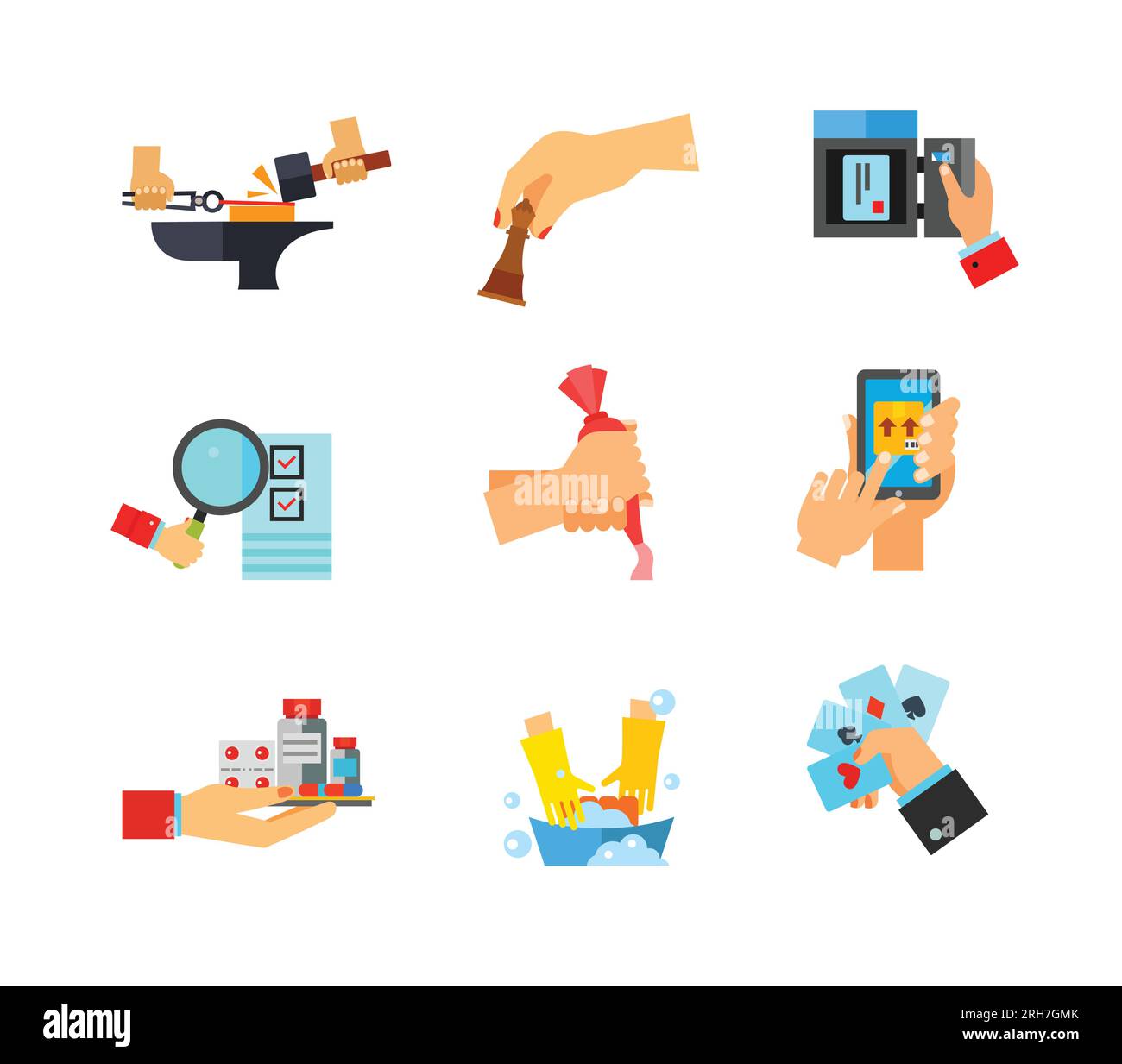 Work icon set Stock Vector Image & Art - Alamy