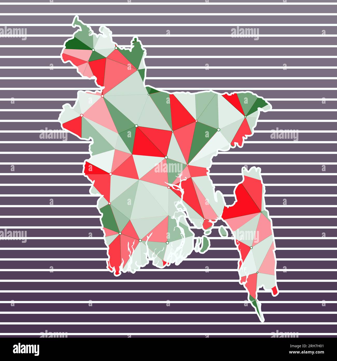 Bangladesh vector illustration. Bangladesh design on gradient stripes ...