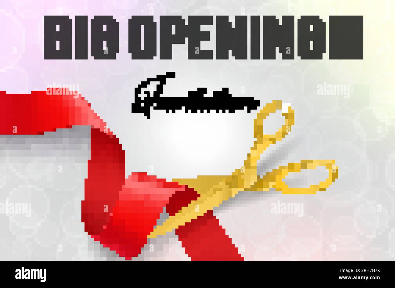 Big Opening Invitation Lettering Stock Vector Image & Art - Alamy