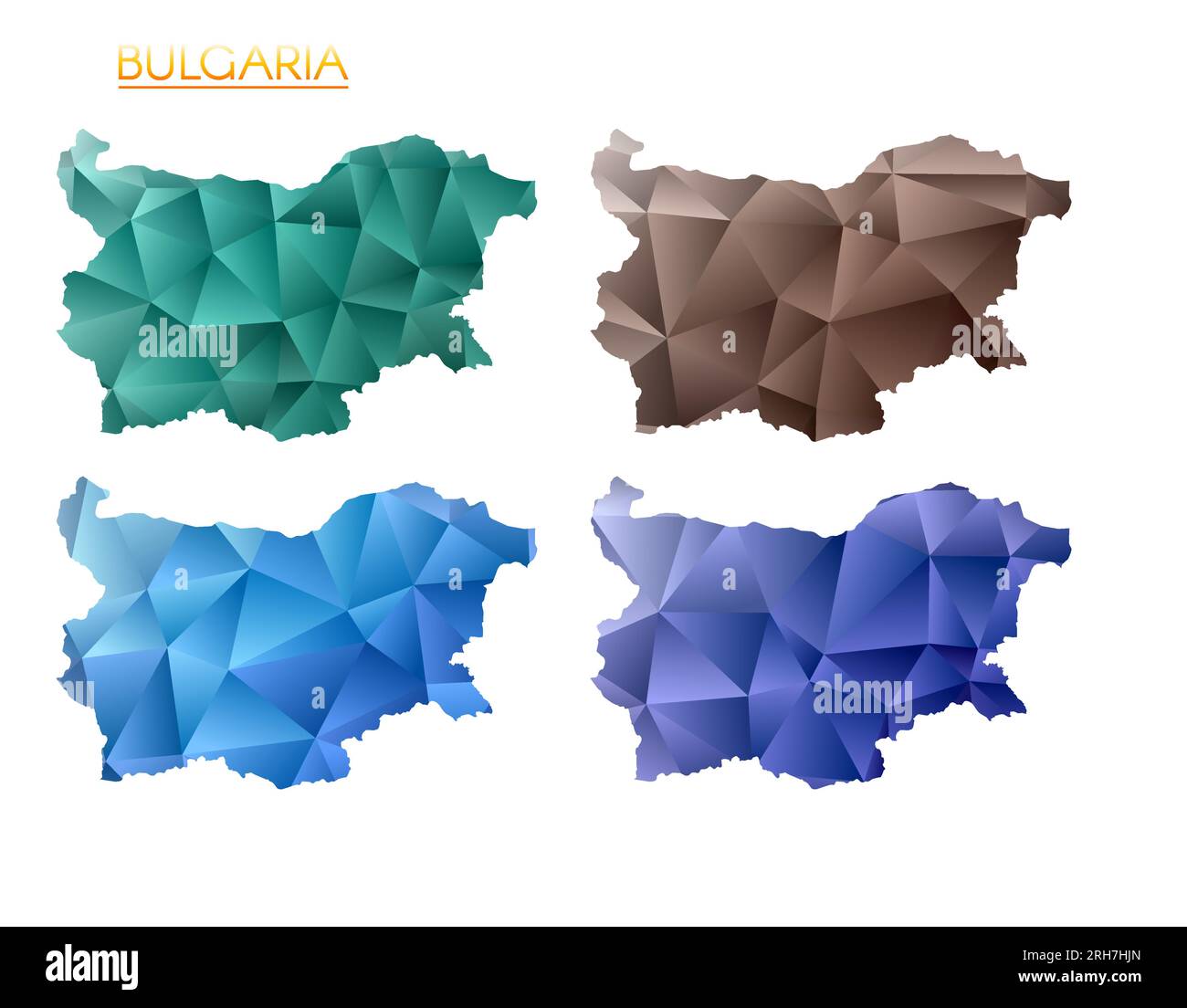 Vector map of sofia hi-res stock photography and images - Alamy