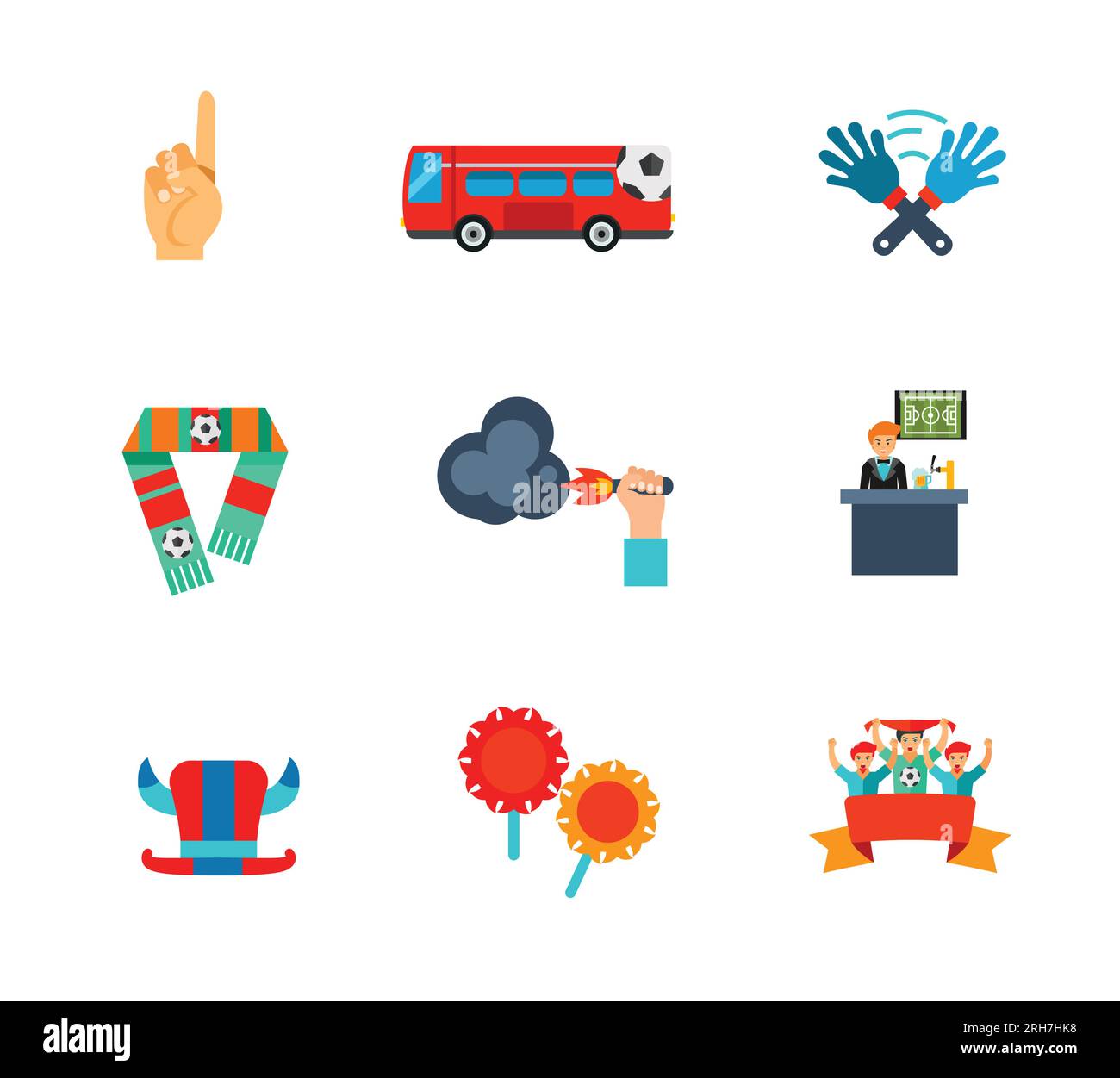 Fan icon set Stock Vector Image & Art - Alamy