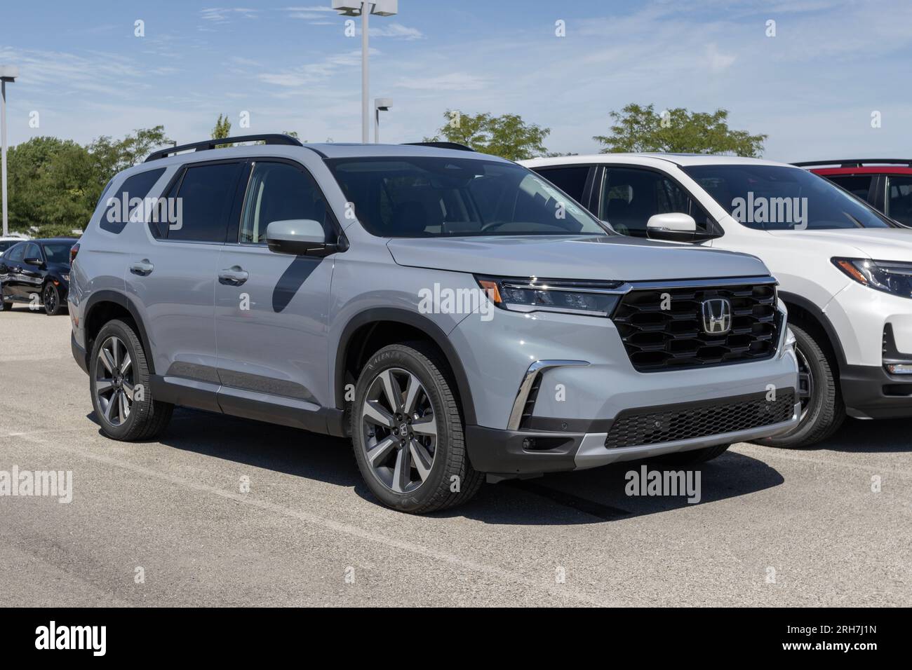 Fishers - August 13, 2023: Honda Pilot display at a dealership. Honda ...