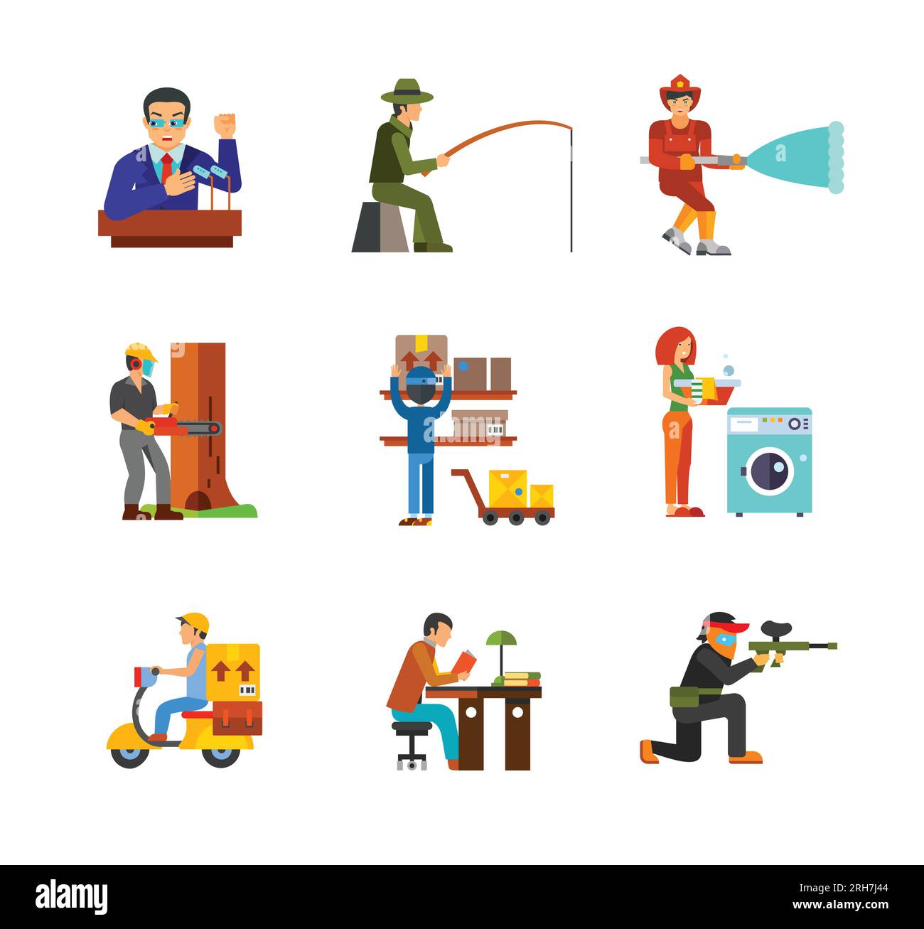 Fishing job Cut Out Stock Images & Pictures - Alamy