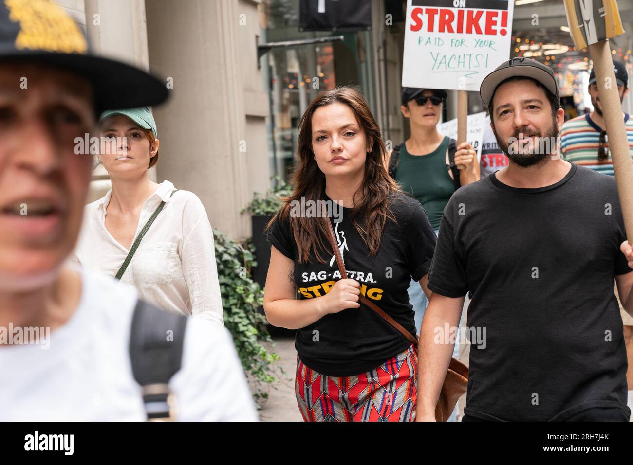 New York, USA. 14th Aug, 2023. Francesca Root-Dodson, Emily Meade and ...