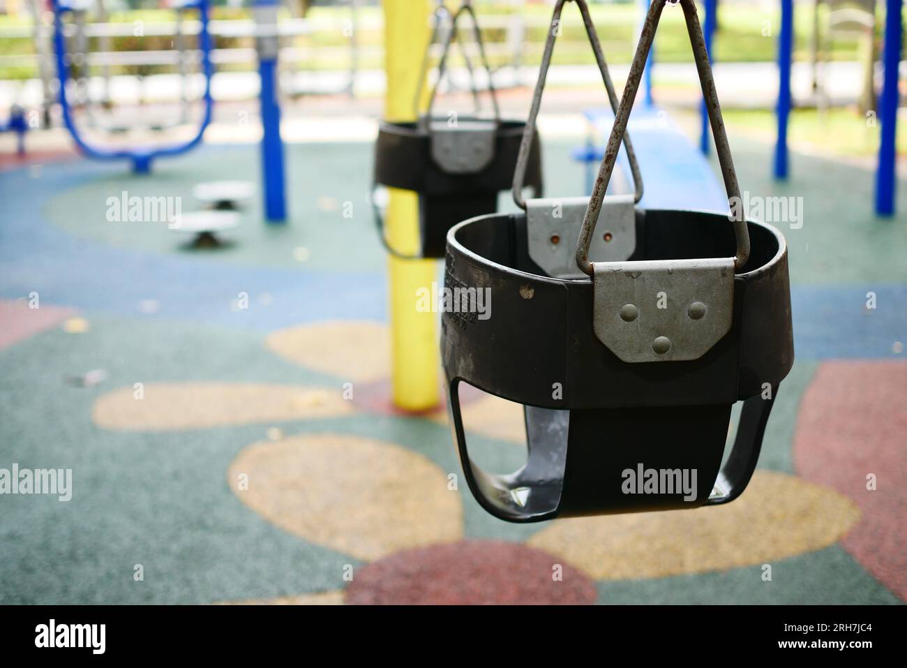 Baby swing close up hi-res stock photography and images - Alamy