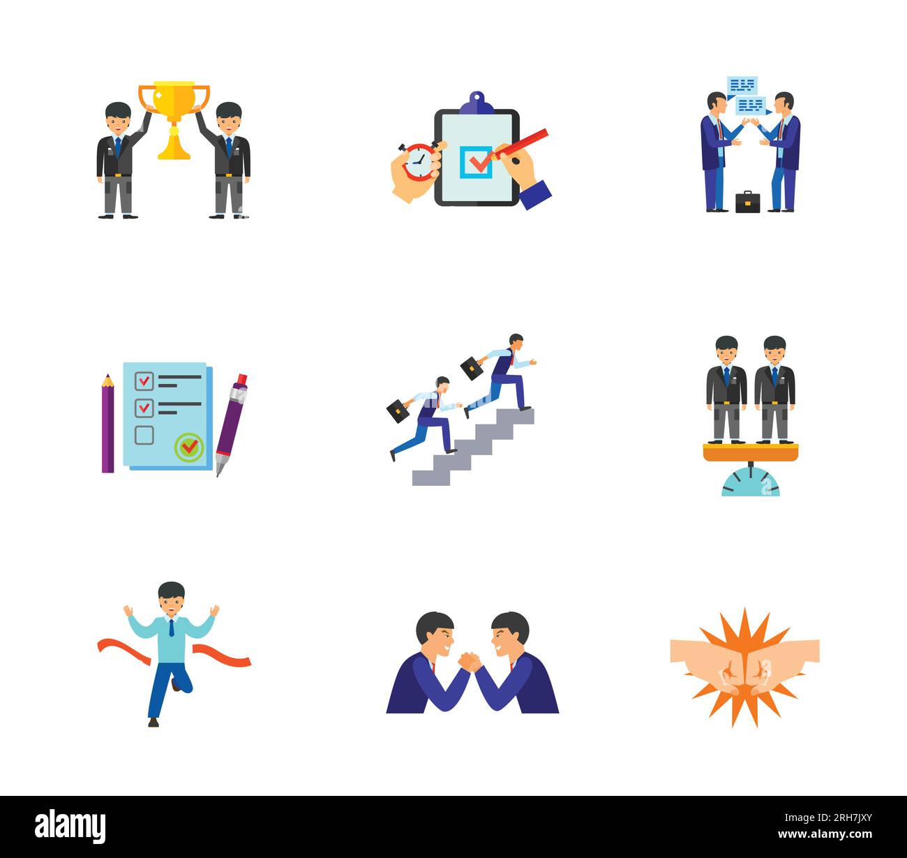 Career icon set Stock Vector Image & Art - Alamy