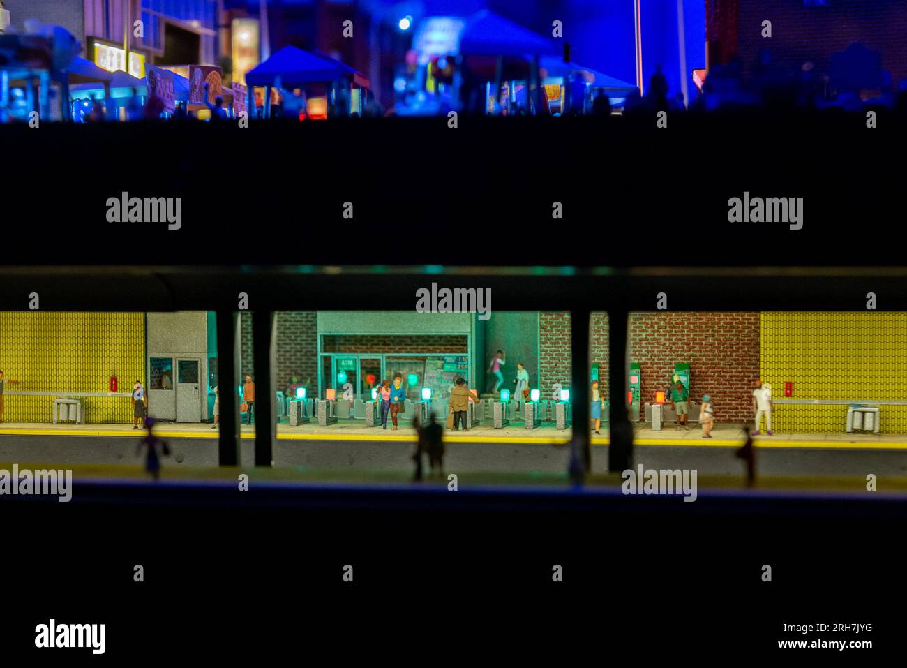 Toronto, ON, Canada - June 4, 2023: View of Dundas station of TTC on a ...