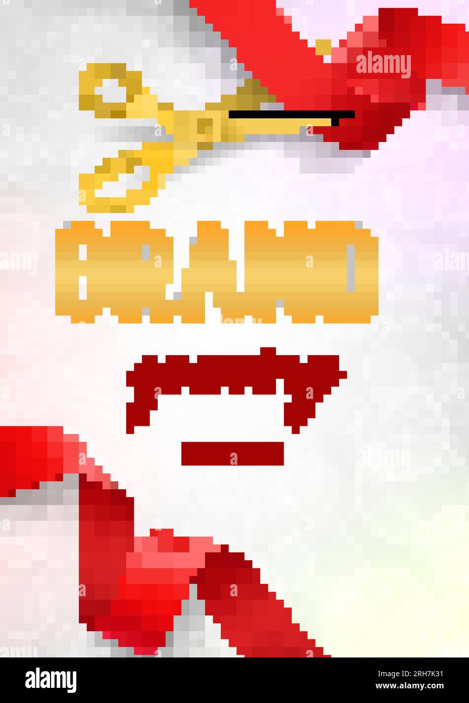 Grand Opening Lettering and Scissors Stock Vector Image & Art - Alamy