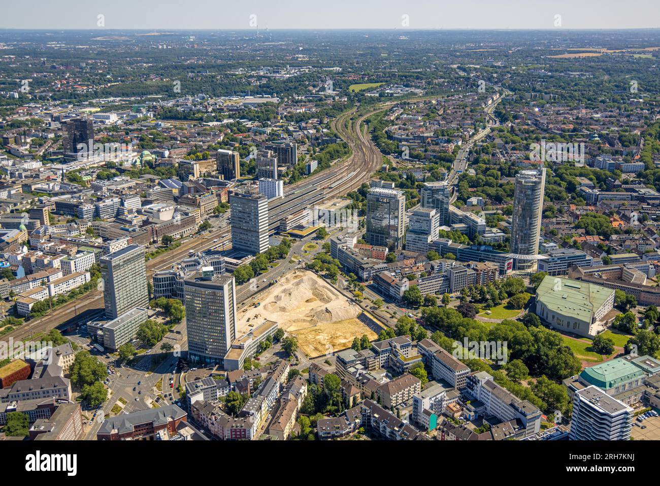Campus essen construction site at the main station hi-res stock ...