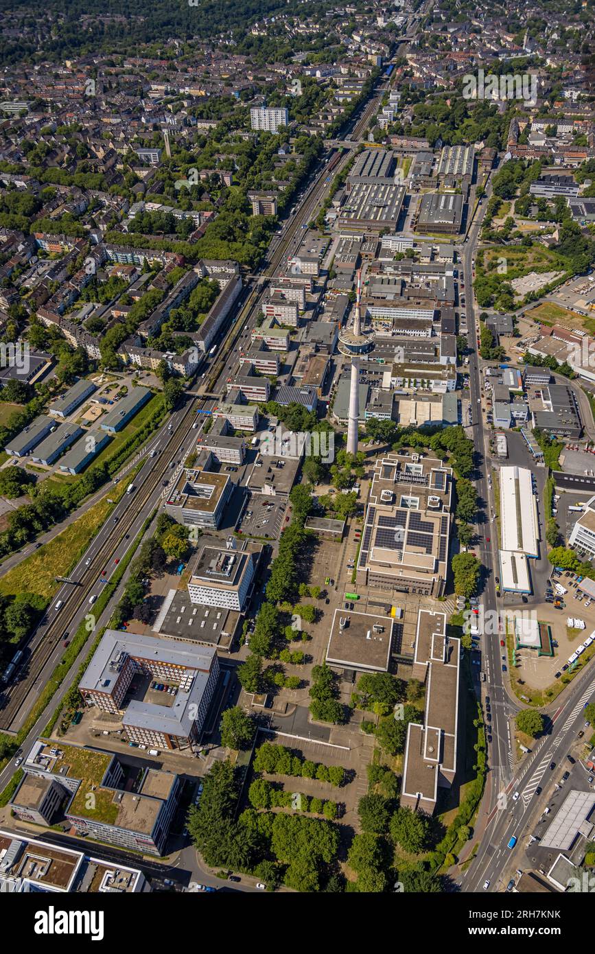 Etec essen technology and development center and tv tower hi-res stock ...