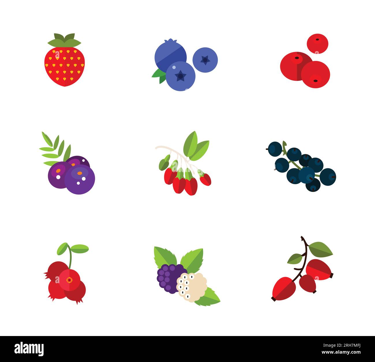 Goji berries Stock Vector Images - Alamy