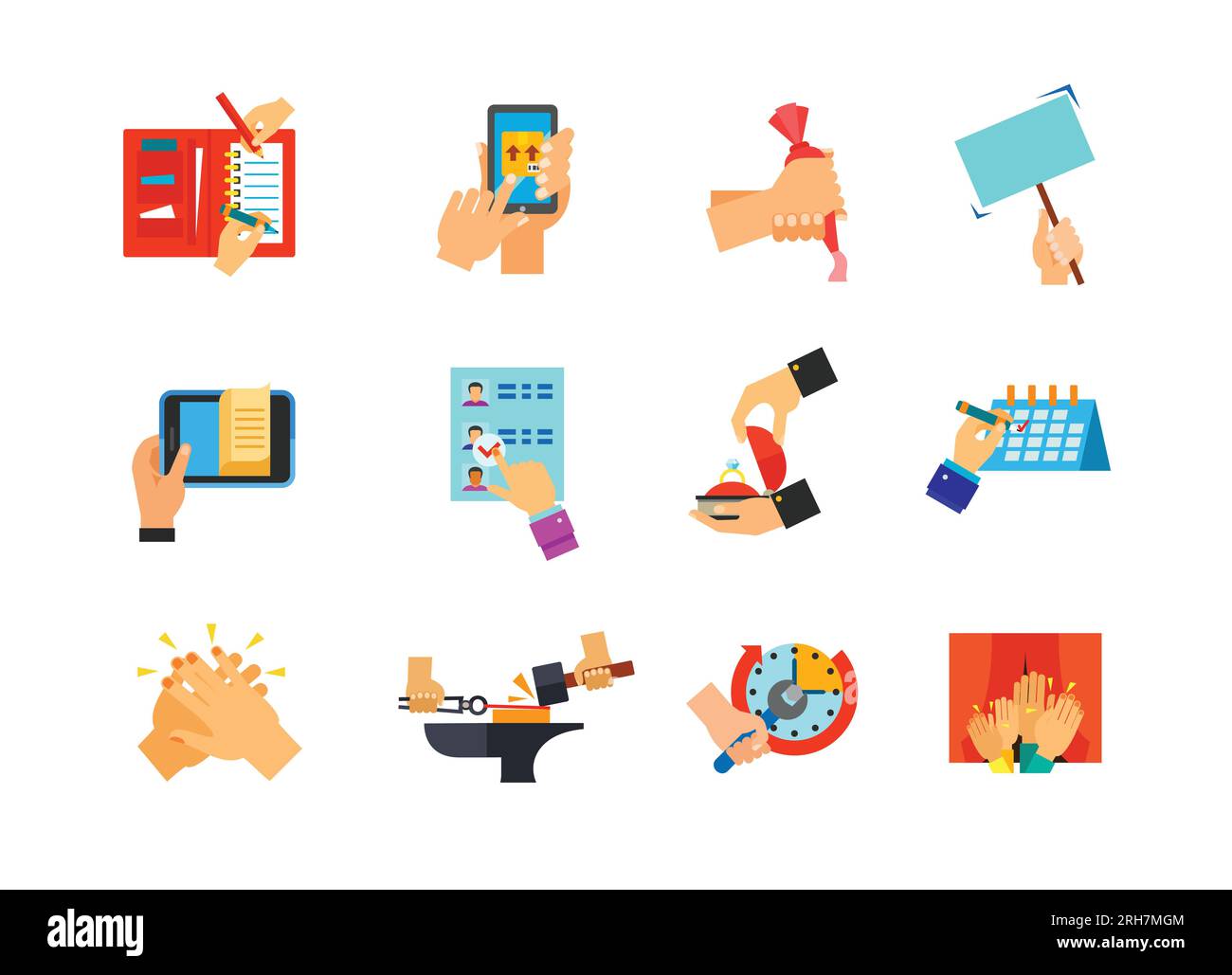 Everyday life icon set Stock Vector Image & Art - Alamy