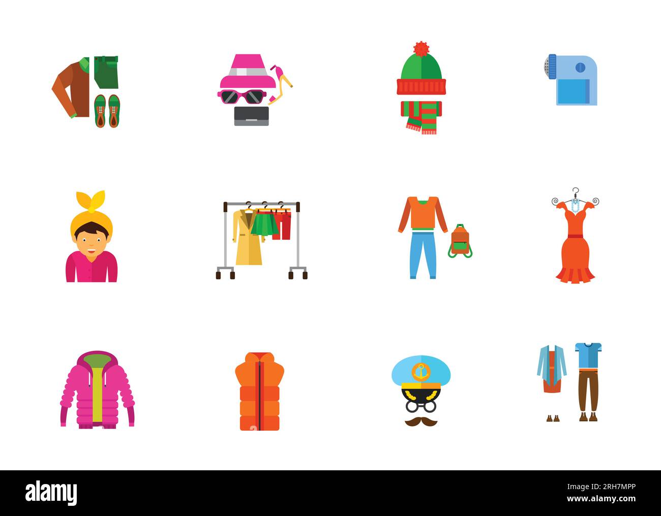 Woman wearing backpack cap Stock Vector Images - Alamy