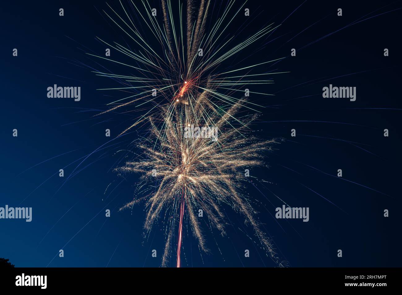 Fourth Of July Fireworks Stock Photo - Alamy
