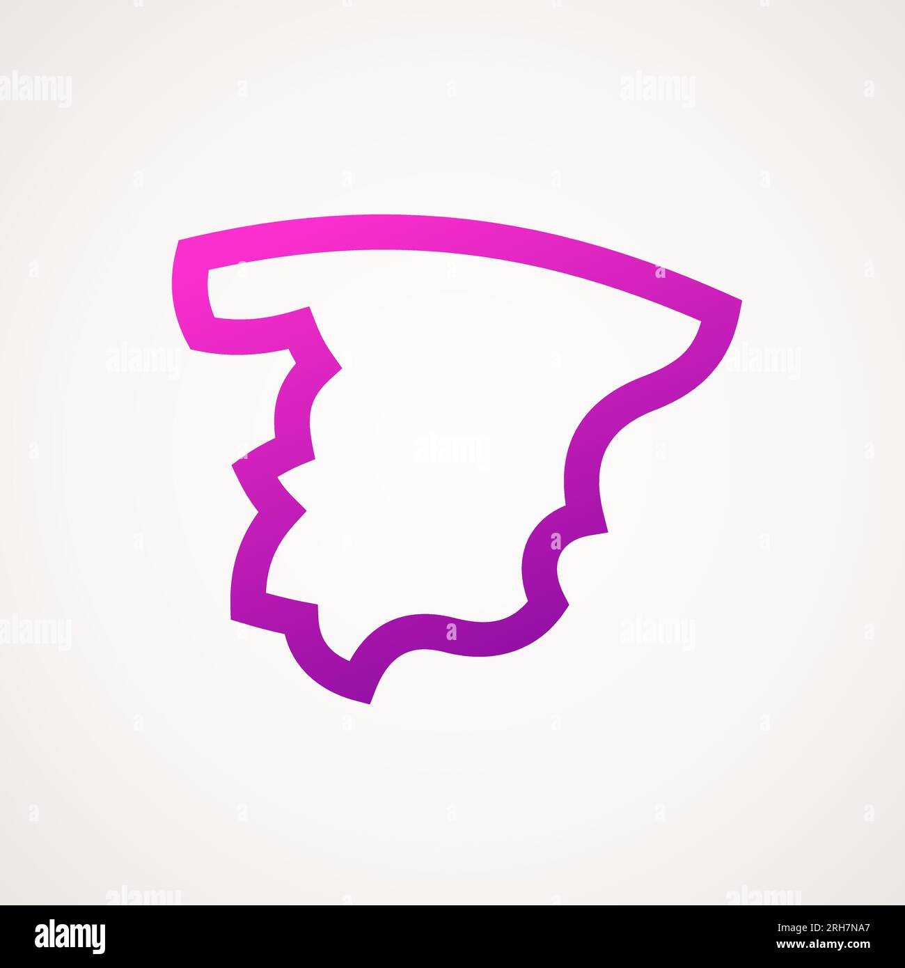 Spain shape on gradient Stock Vector Images - Alamy