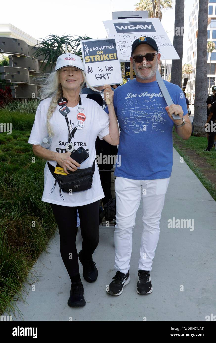 Los Angeles, Ca. 14th Aug, 2023. Frances Fisher and Matthew Weiner seen ...