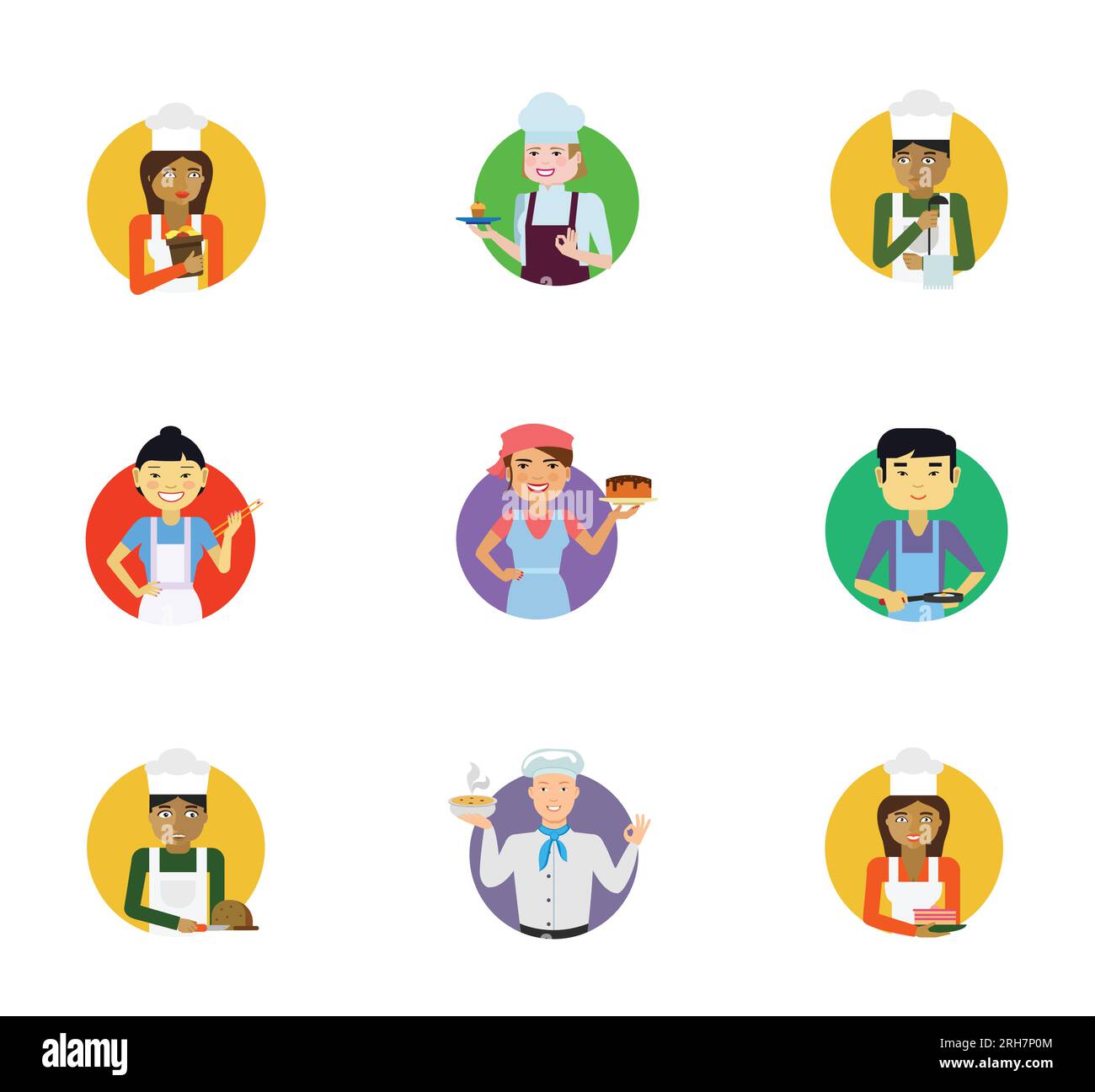 Cook icon set Stock Vector Image & Art - Alamy