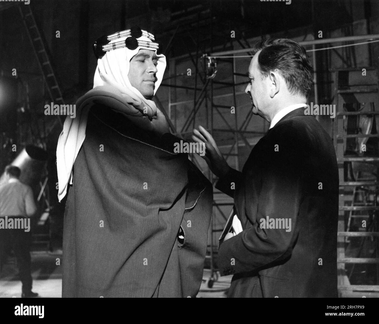 PETER O'TOOLE with Director DAVID LEAN Screen Test as T.E. Lawrence for ...