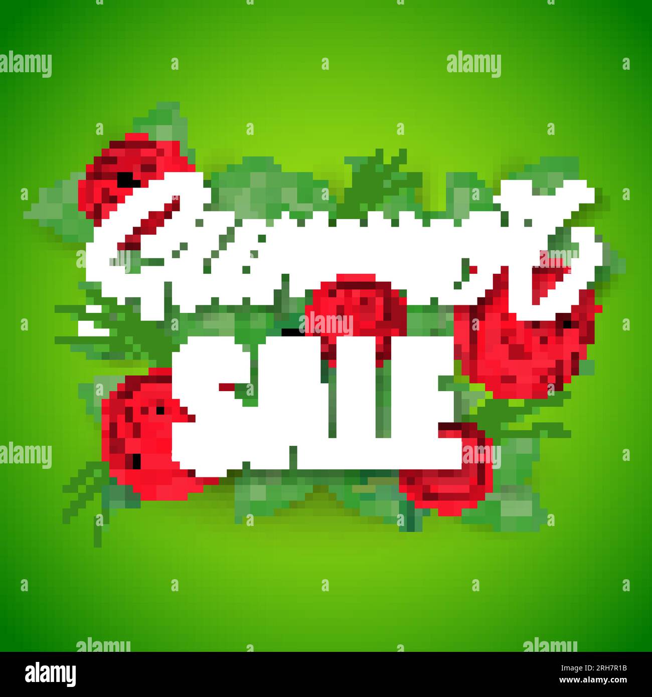 Summer Sale lettering with roses Stock Vector Image & Art - Alamy