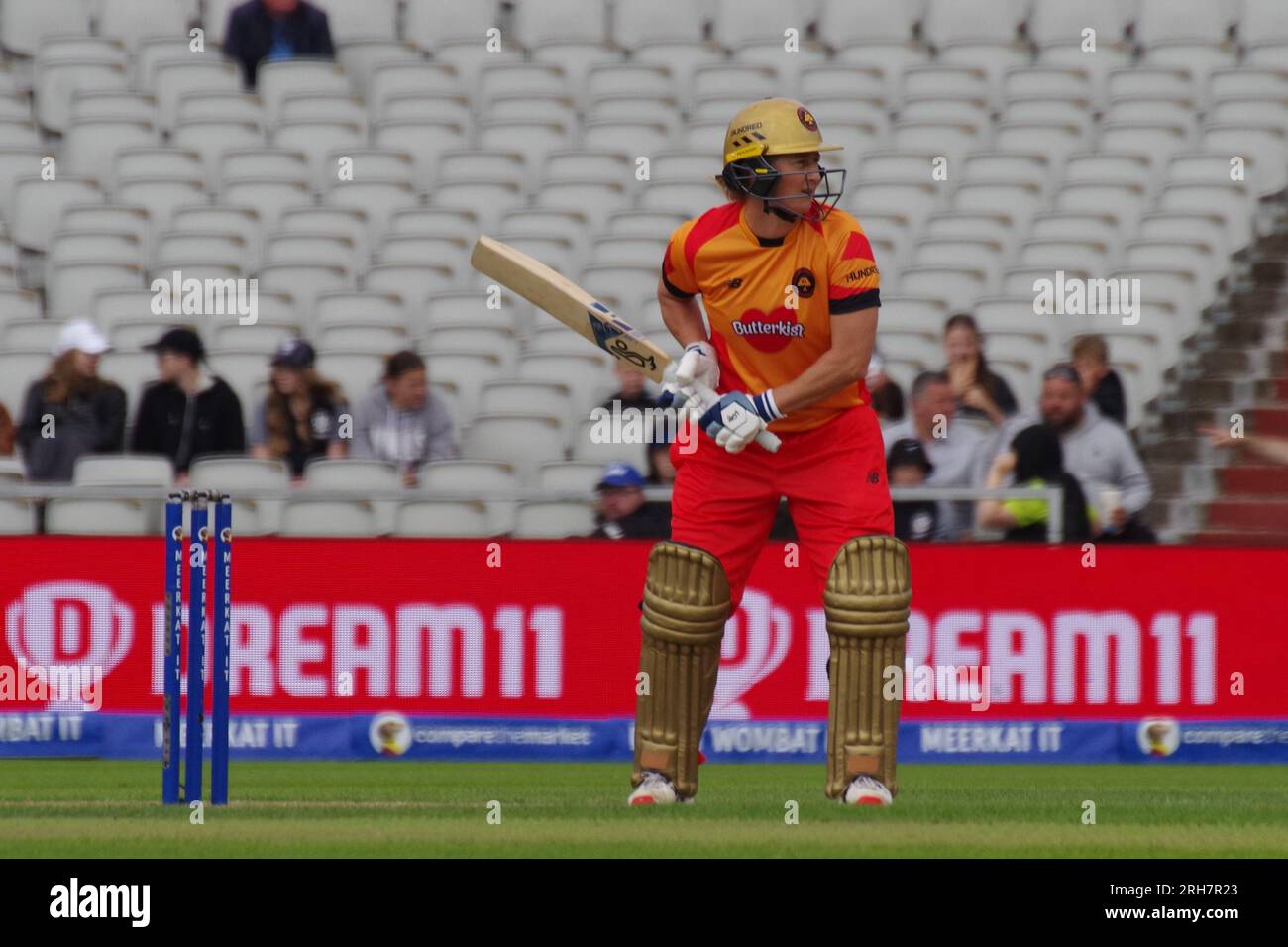 Manchester, 7 August 2023. Sophie Devine batting for Birmingham Phoenix ...