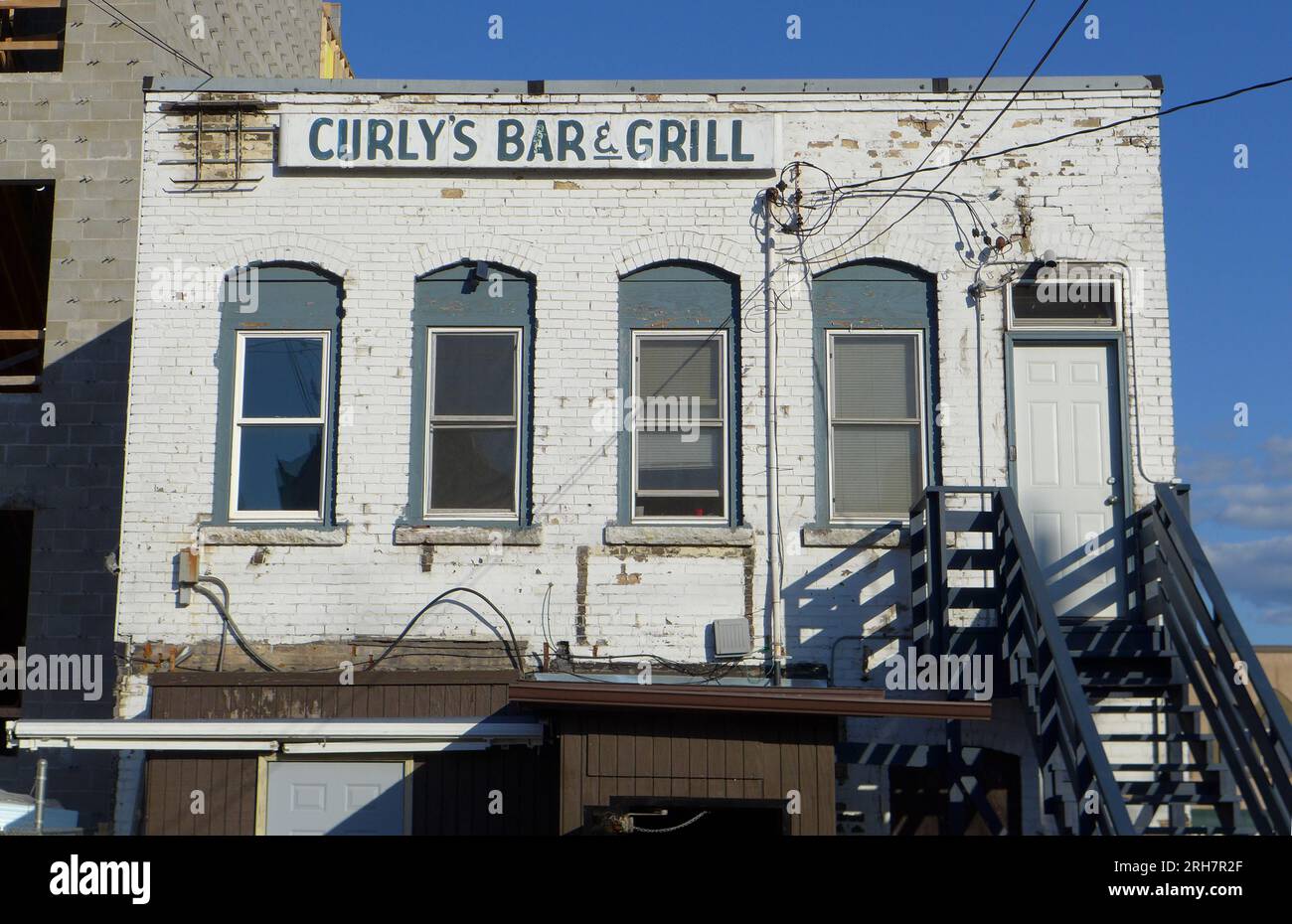 Curlys bar hi-res stock photography and images - Alamy