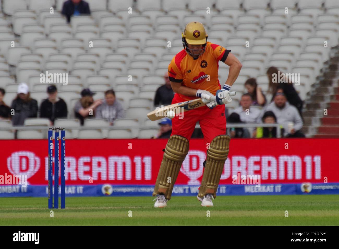 Manchester, 7 August 2023. Sophie Devine batting for Birmingham Phoenix ...