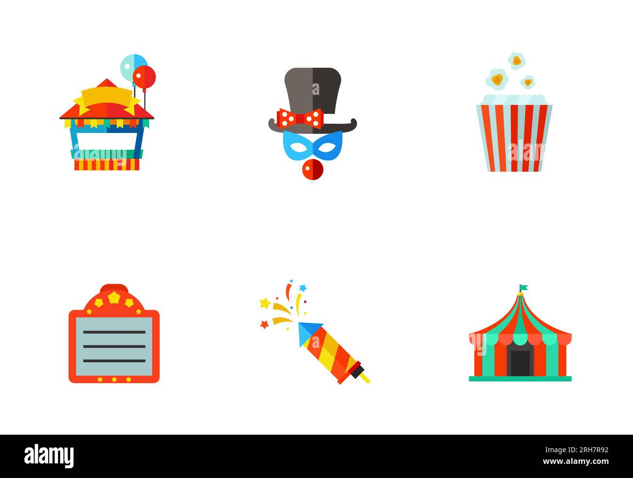Carnival icon set Stock Vector Image & Art - Alamy