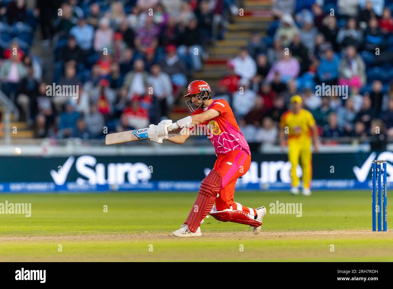 Sophia Gardens, Cardiff, UK. 14th Aug, 2023. The Hundred Mens Cricket ...