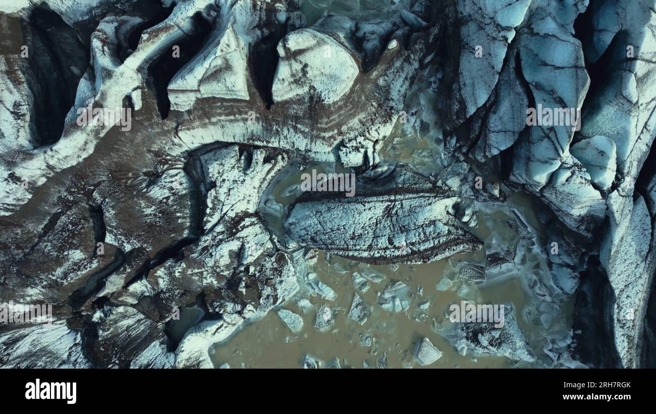 Slow motion massive glacier in hi-res stock photography and images - Alamy