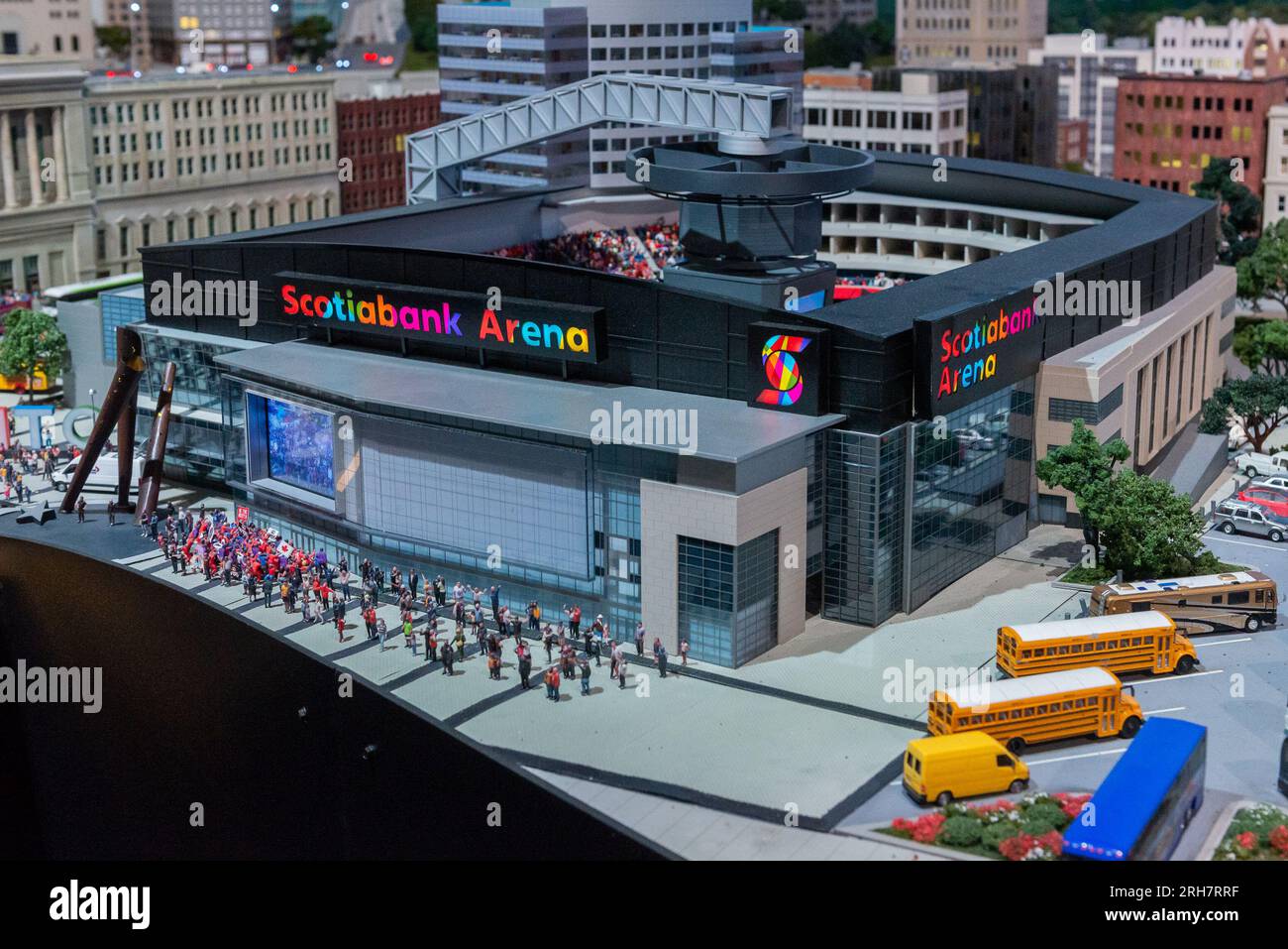 Toronto, ON, Canada - June 4, 2023: View of Scotiabank arena on a ...