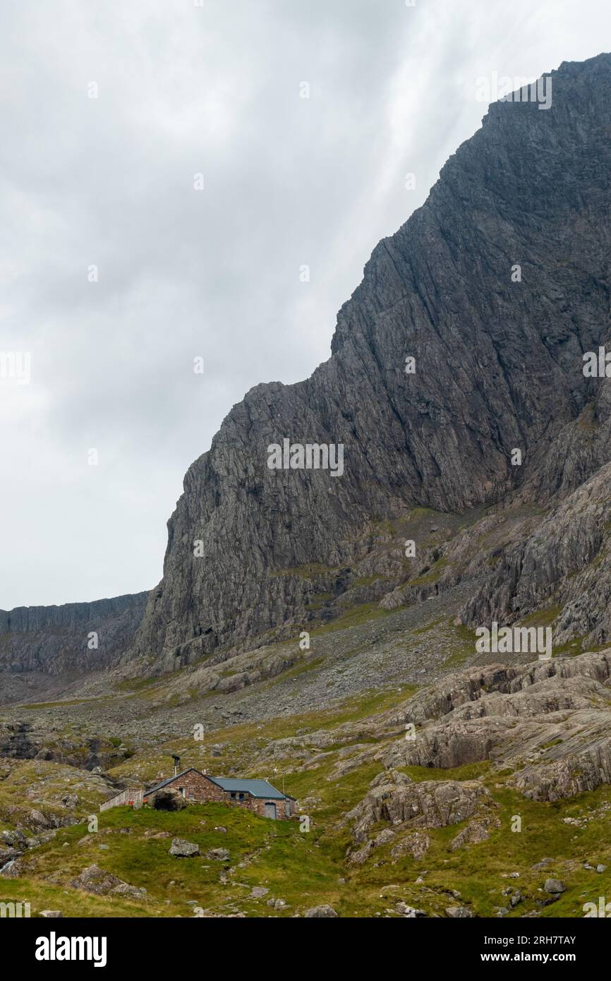 view at Ben Nevis mountain with steep cliffs in Scotland Stock Photo ...