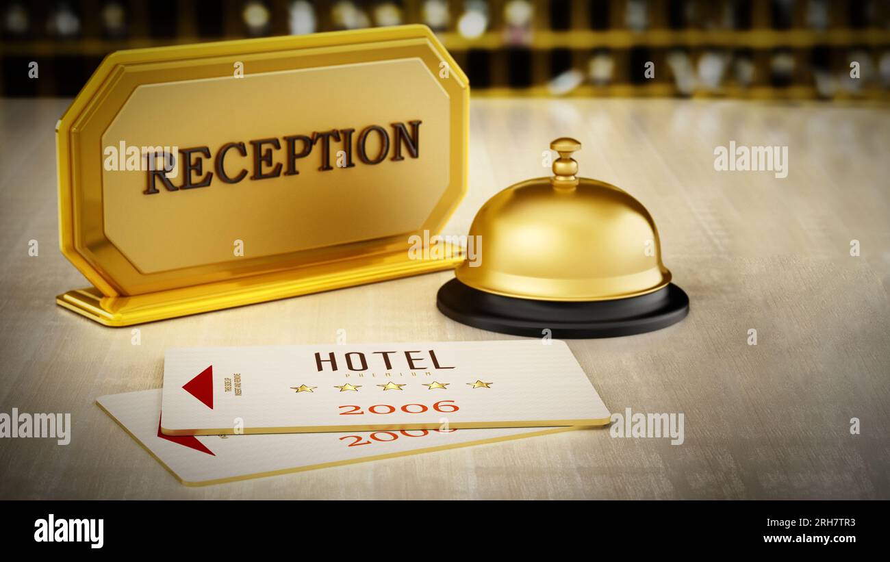 Hotel lobby illustration hi-res stock photography and images - Alamy