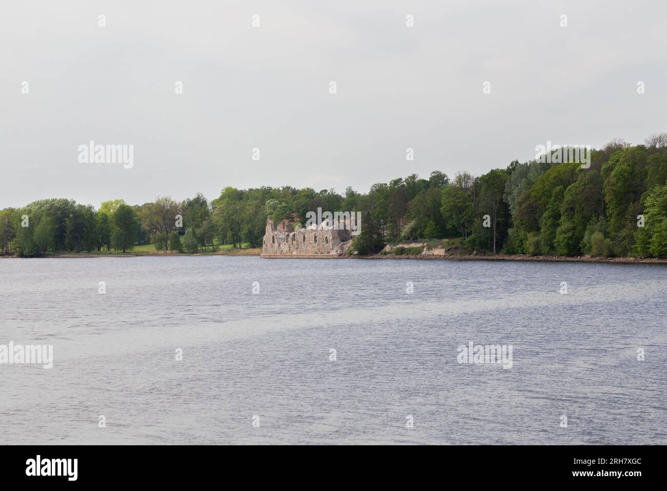 Ruins of the medieval koknese castle hi-res stock photography and ...