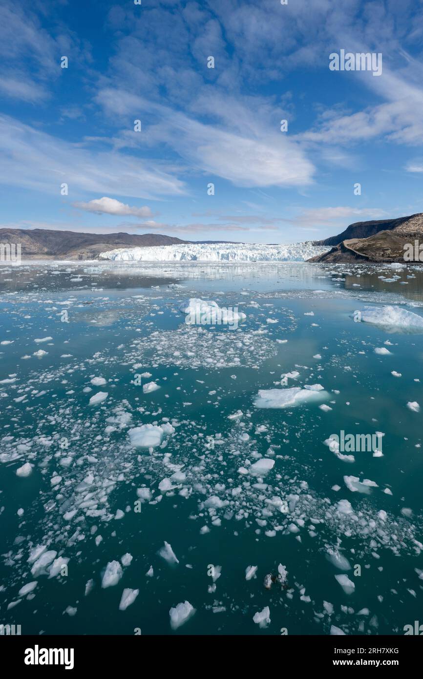 West Greenland, Baffin Bay, Paul-Emile Victor, Eqi glacier aka Eqip Sermia. Considered the most ...