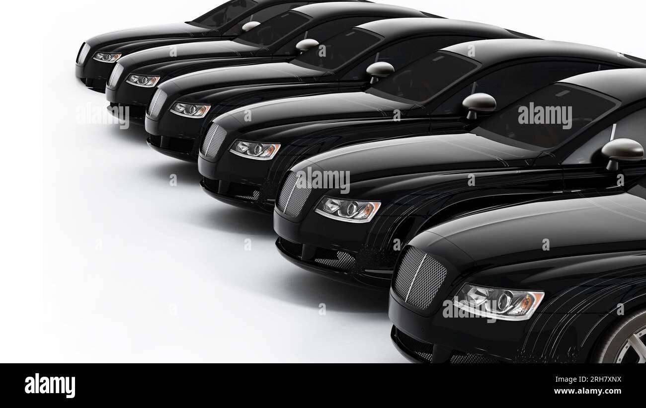 Fleet of luxury cars hi-res stock photography and images - Alamy