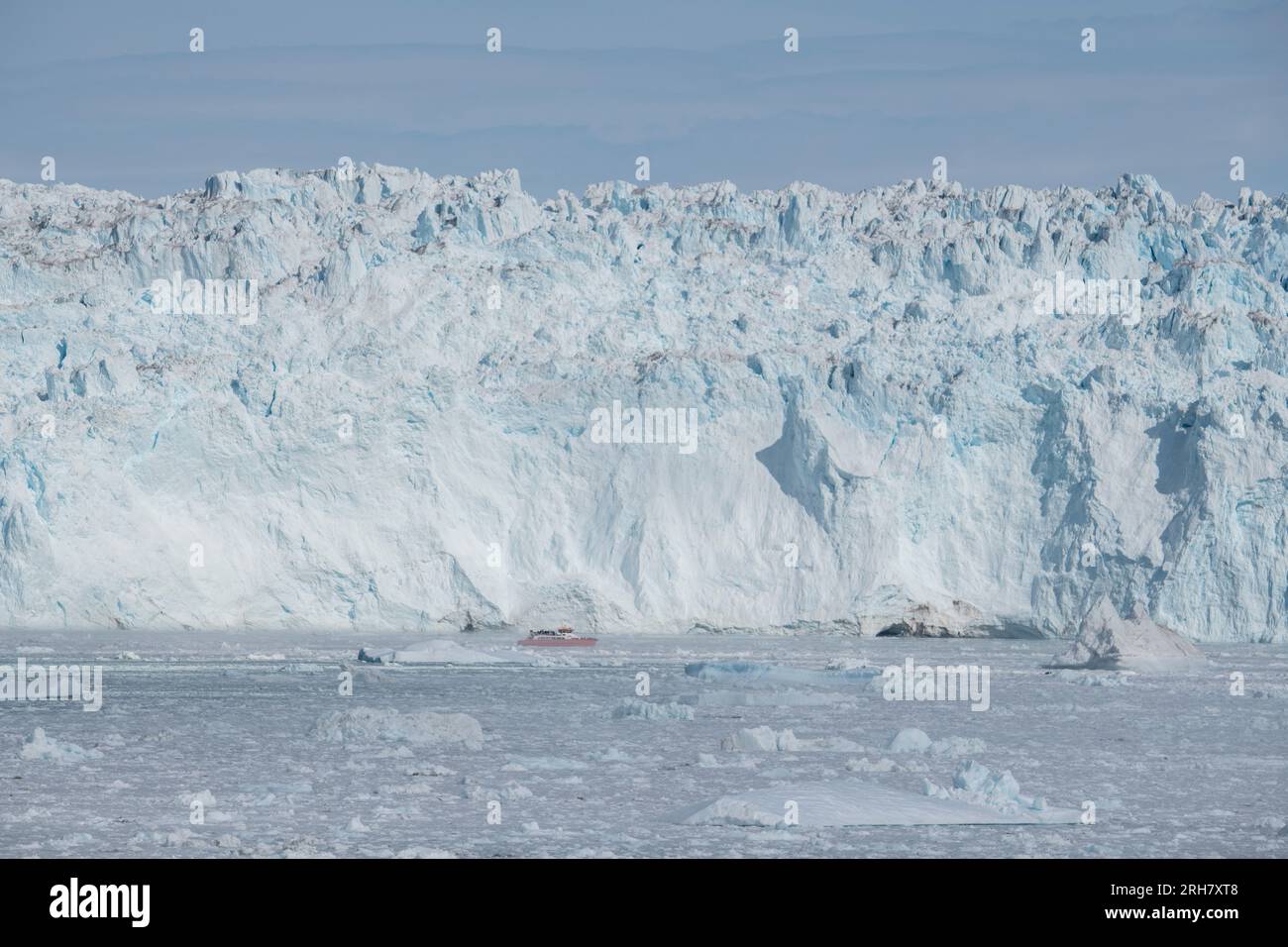 West Greenland, Baffin Bay, Paul-Emile Victor, Eqi glacier aka Eqip Sermia. Considered the most ...