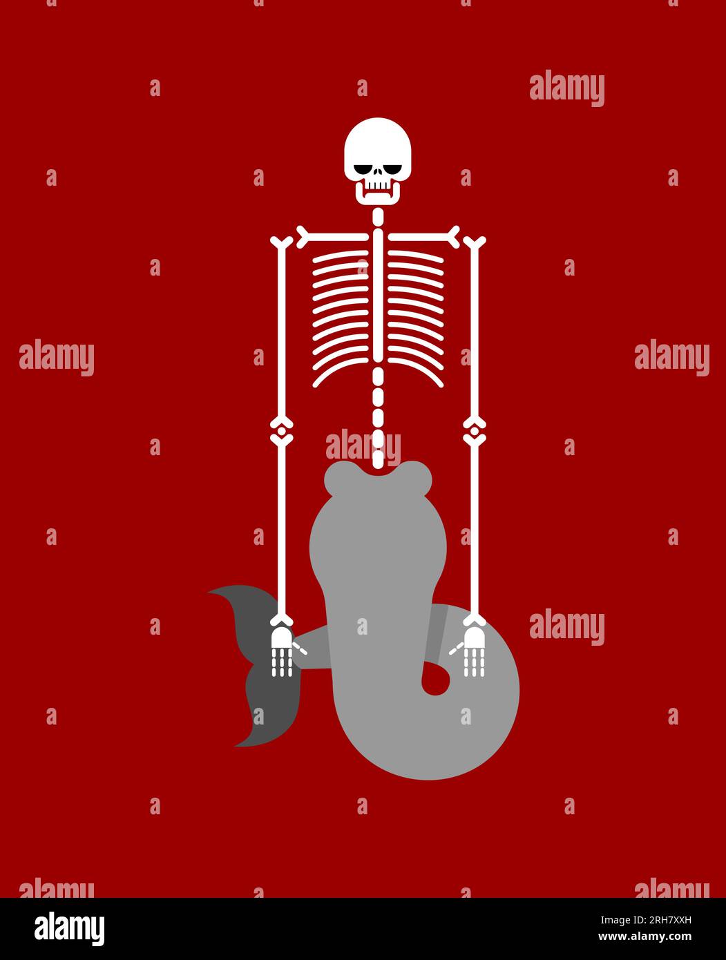 Tail bones Stock Vector Images - Alamy