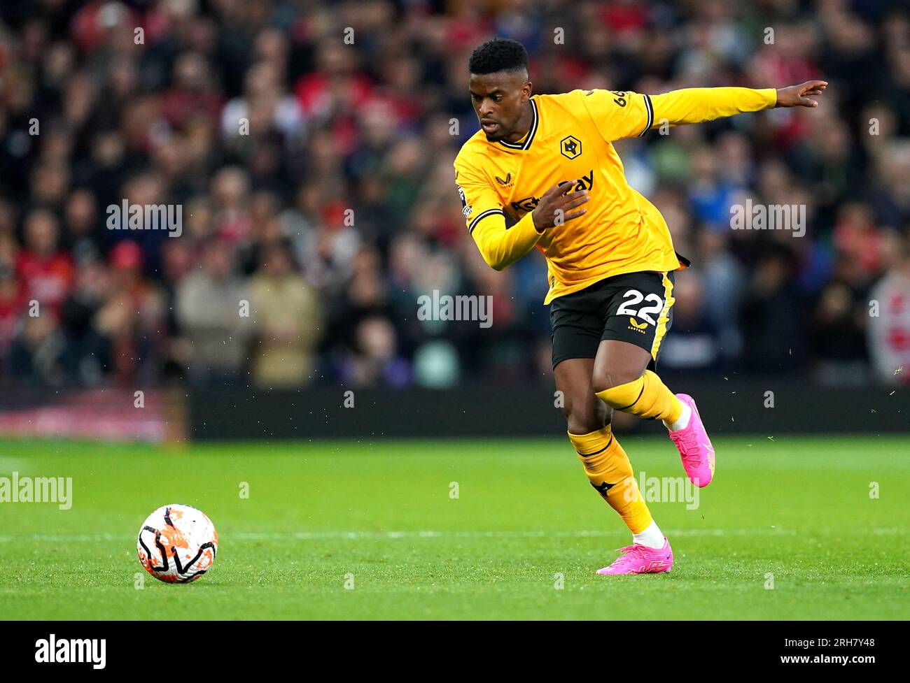Wolverhampton Wanderers' Nelson Semedo in action during the Premier ...
