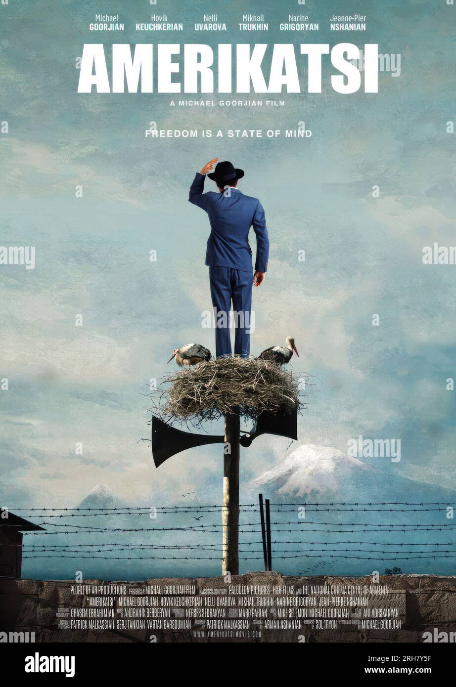 AMERIKATSI, poster, Michael A. Goorjian, 2022. © Variance Films ...