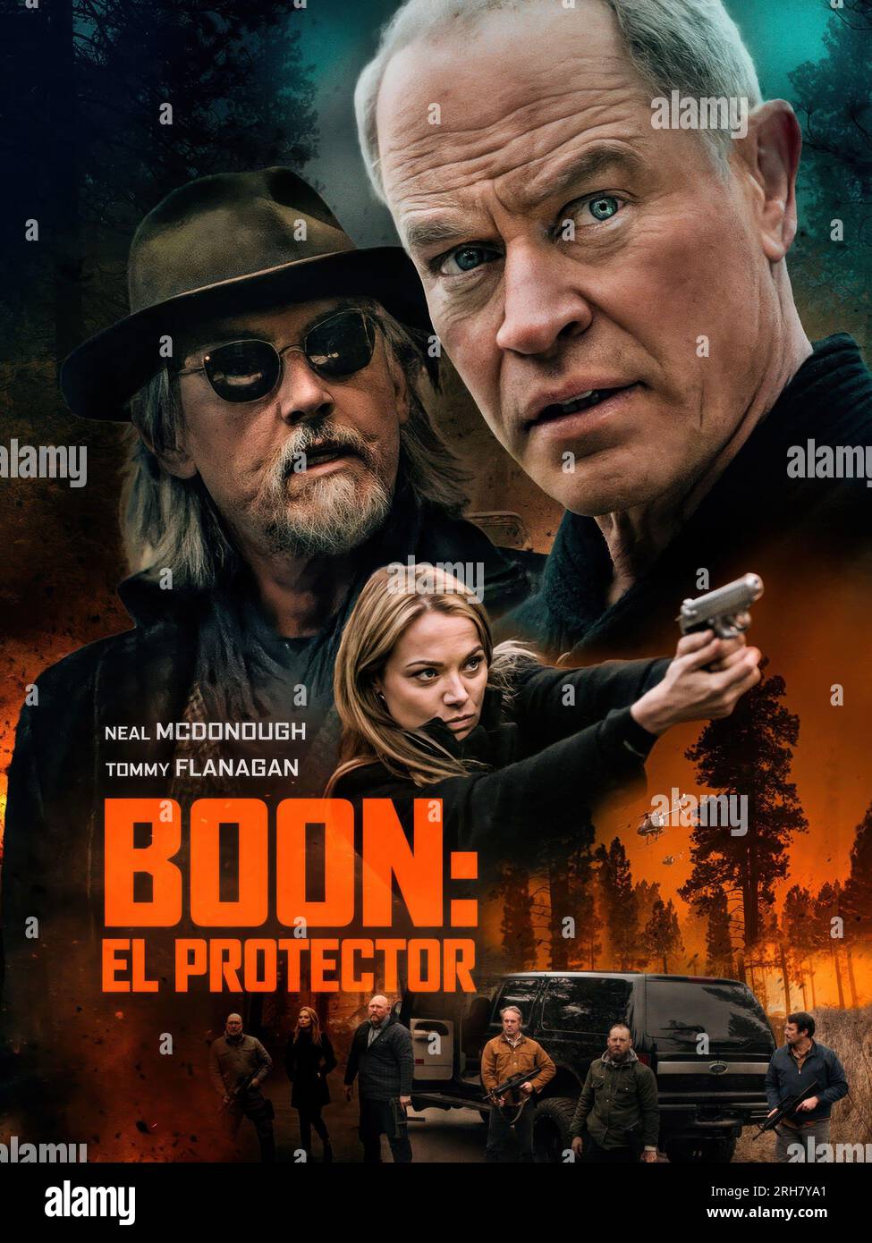 BOON, (aka aka BOON: EL PROTECTOR), Spanish poster, top, from left ...