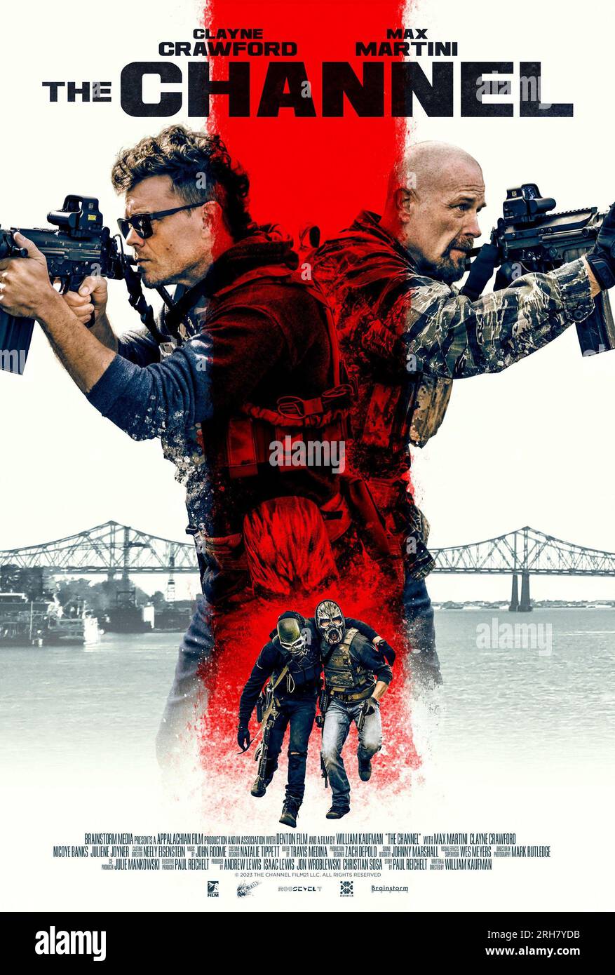 THE CHANNEL, poster, top, from left: Clayne Crawford, Max Martini, 2023 ...
