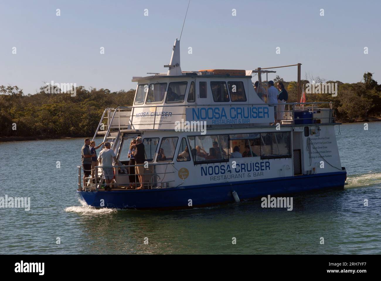 Noosa Cruiser Ferry, Noosa River, Queensland, Australia Stock Photo - Alamy