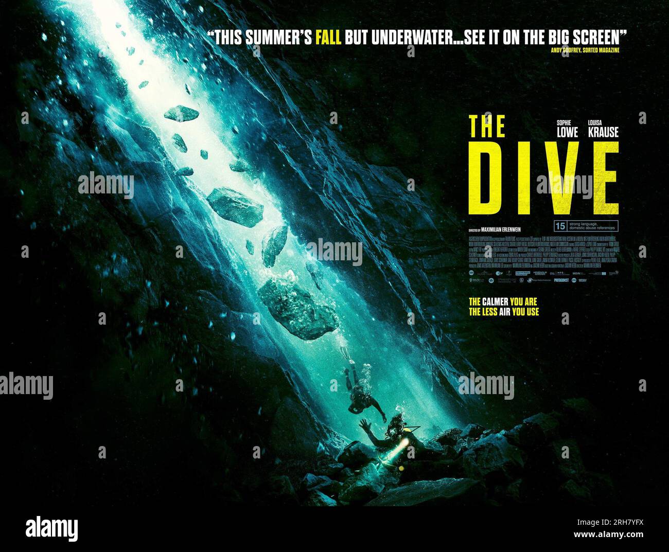THE DIVE, poster, Louisa Krause, Sophie Lowe, 2023. © RLJE Films ...
