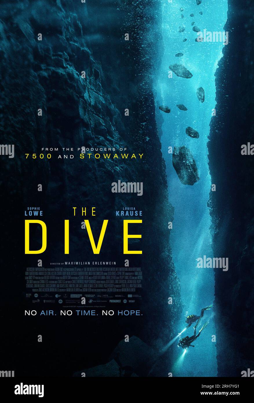 THE DIVE, poster, Louisa Krause, Sophie Lowe, 2023. © RLJE Films ...