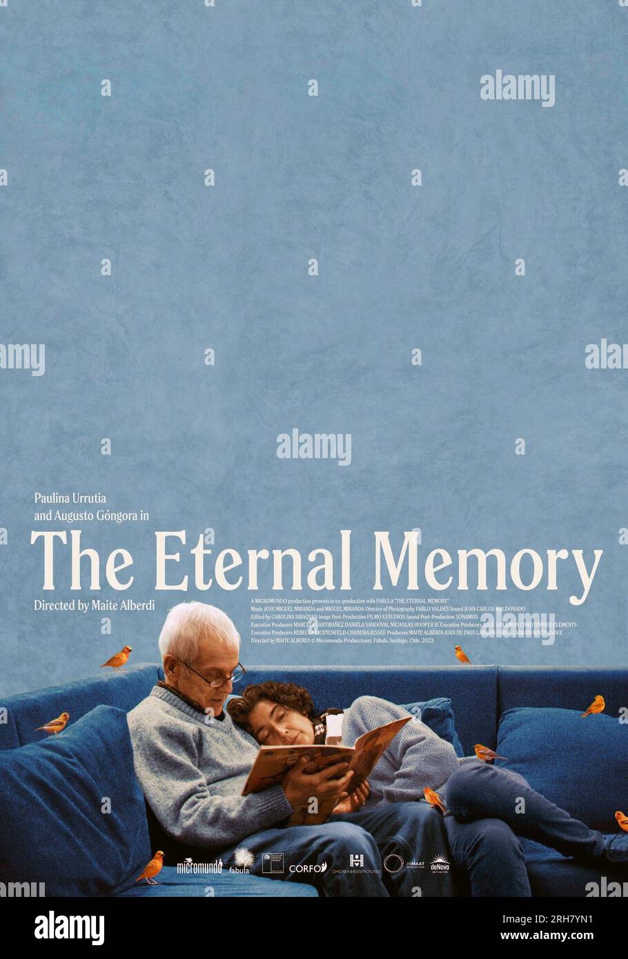 THE ETERNAL MEMORY, (aka LA MEMORIA INFINITA), poster in English, from left: Augusto Gongora ...
