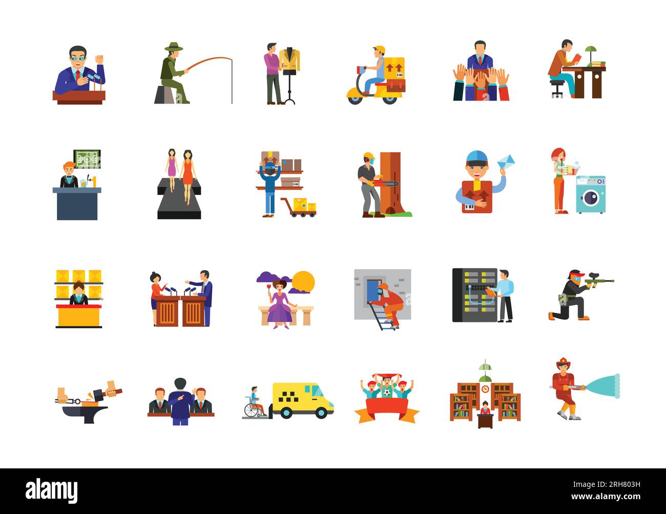 People icon set Stock Vector Image & Art - Alamy