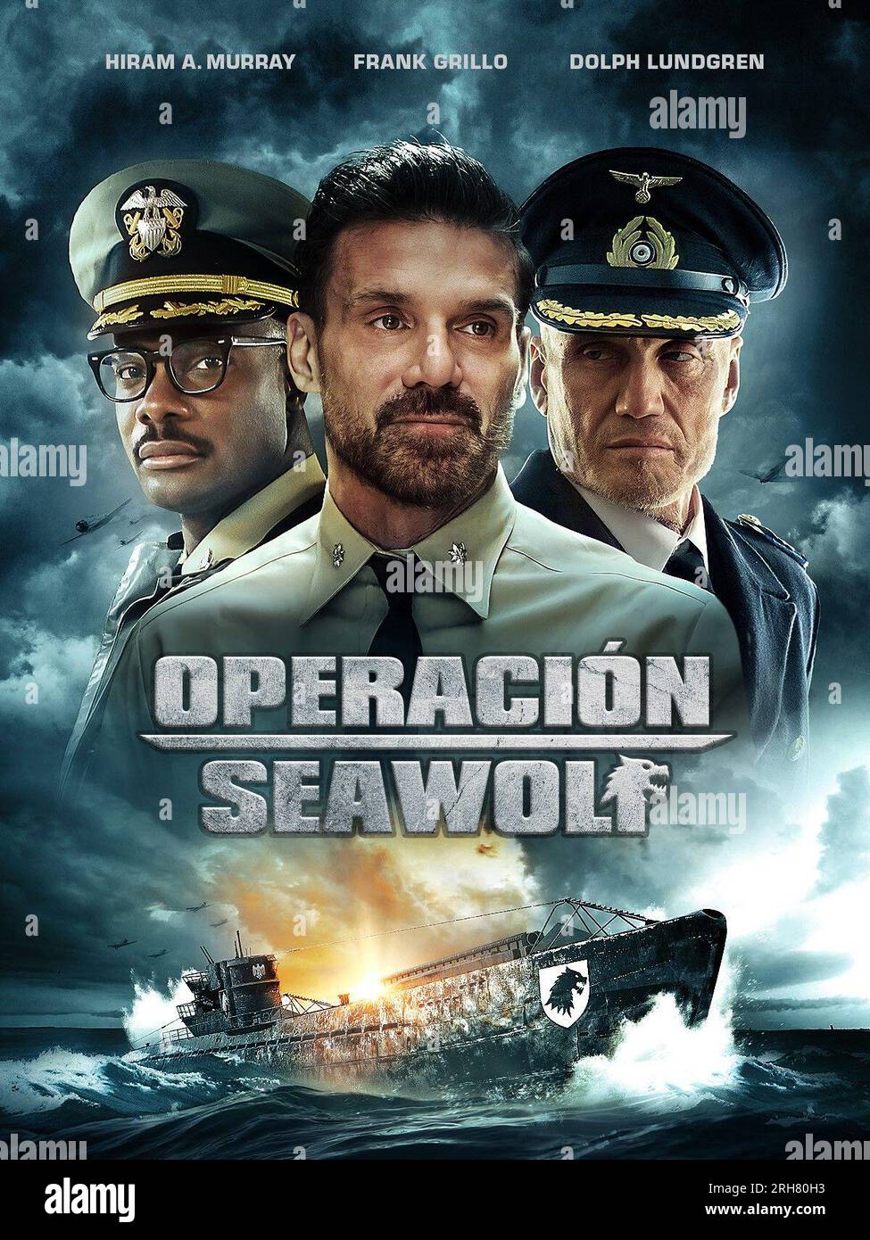 OPERATION SEAWOLF, (aka OPERACION SEAWOLF), Spanish poster, from left ...