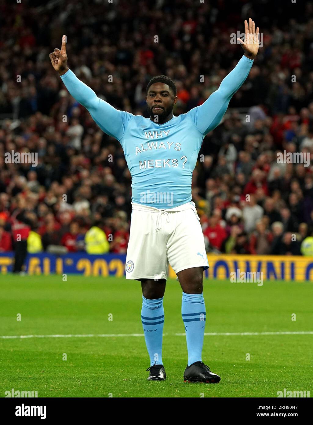 Sky Sports commentator and former Manchester City player Micah Richards ...